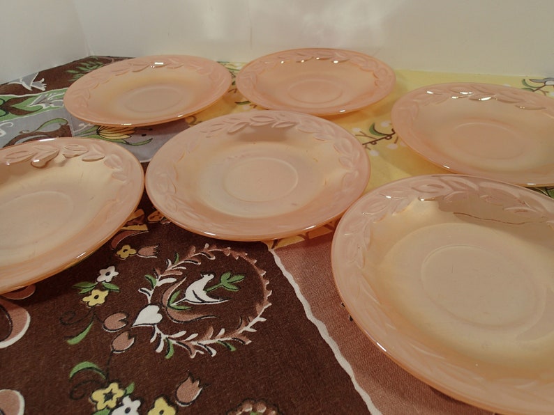 Fire King Lusterware Marigold Peach Laurel Pattern Dinnerware Sets - Etsy