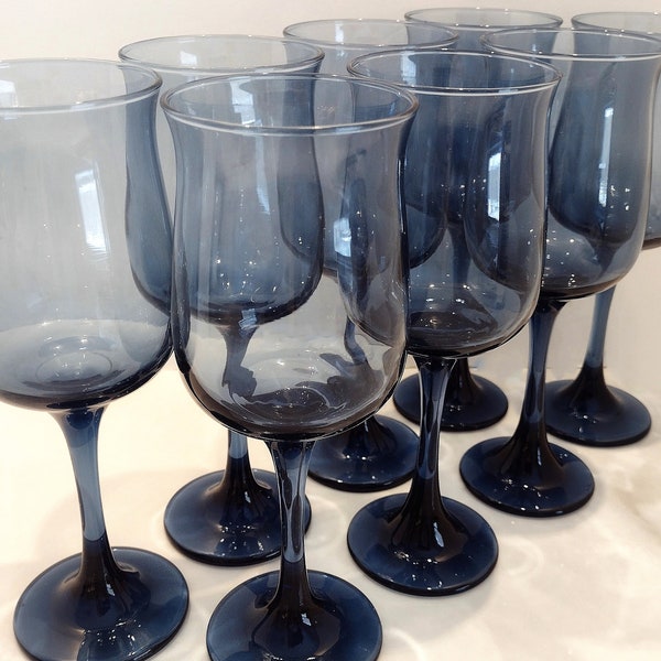 Blue Drinking Goblets - Etsy