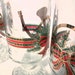 Vintage Culver Yule Horn Glass Footed Mugs. French Horn With Spruce ...
