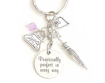 Mary Poppins Keychain - Etsy