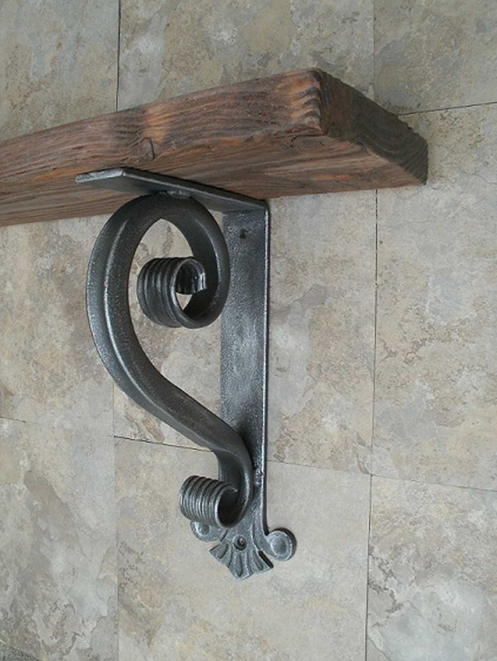 Heavy Duty Iron Bracket 7.5 Inch Several Unique Finishes for Decorative ...
