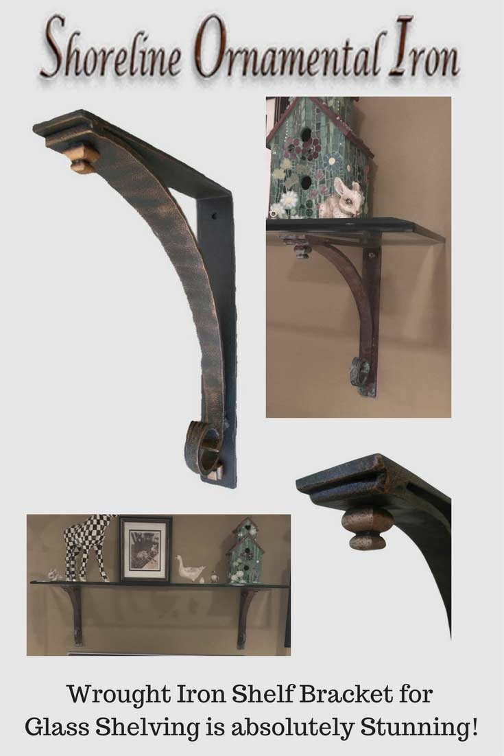 Decorative Handmade Heavy Duty Bronze Iron Angle Bracket for - Etsy