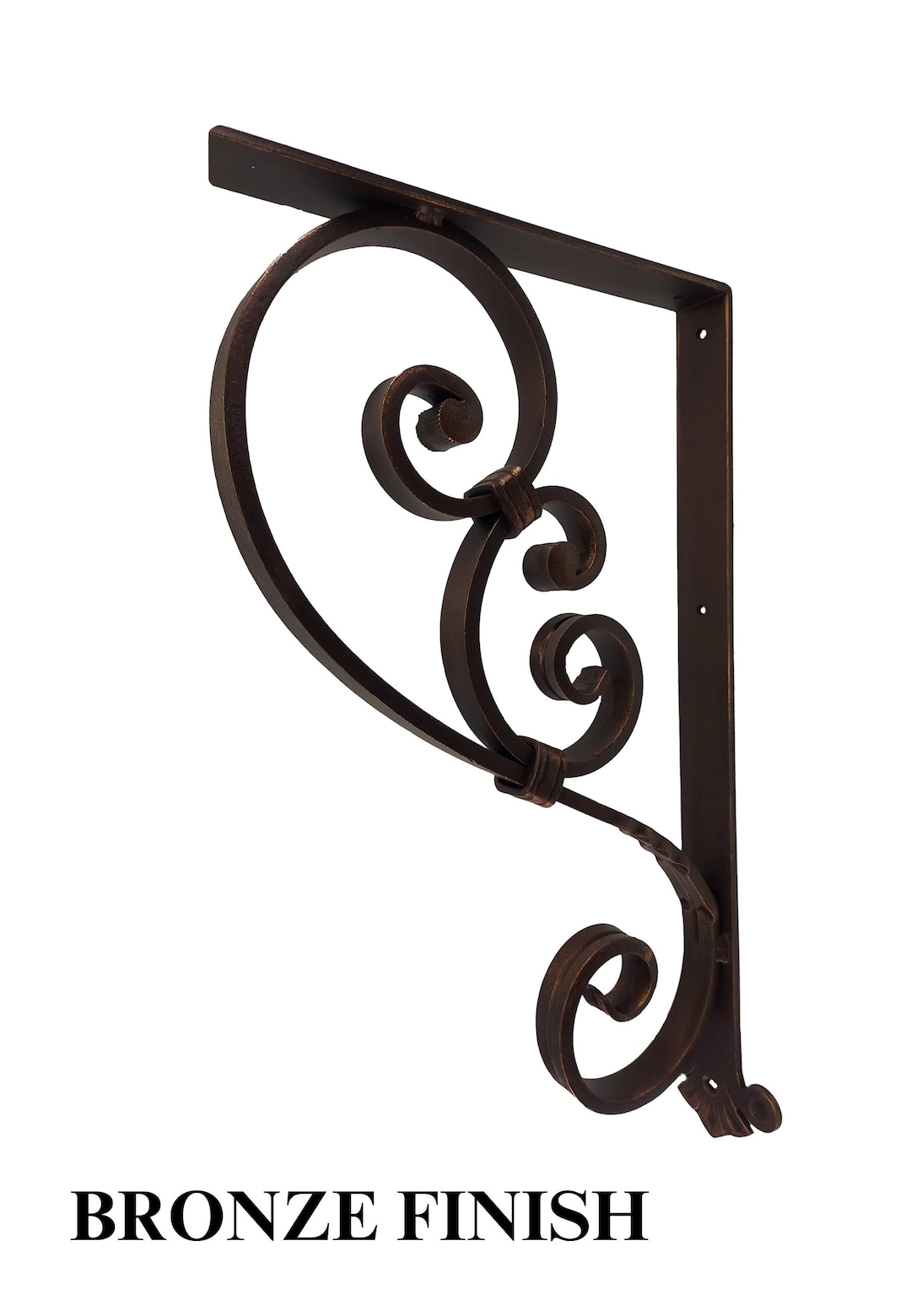 Large Iron Heavy Duty Angle Bracket-very Strong Shelf and Counter ...