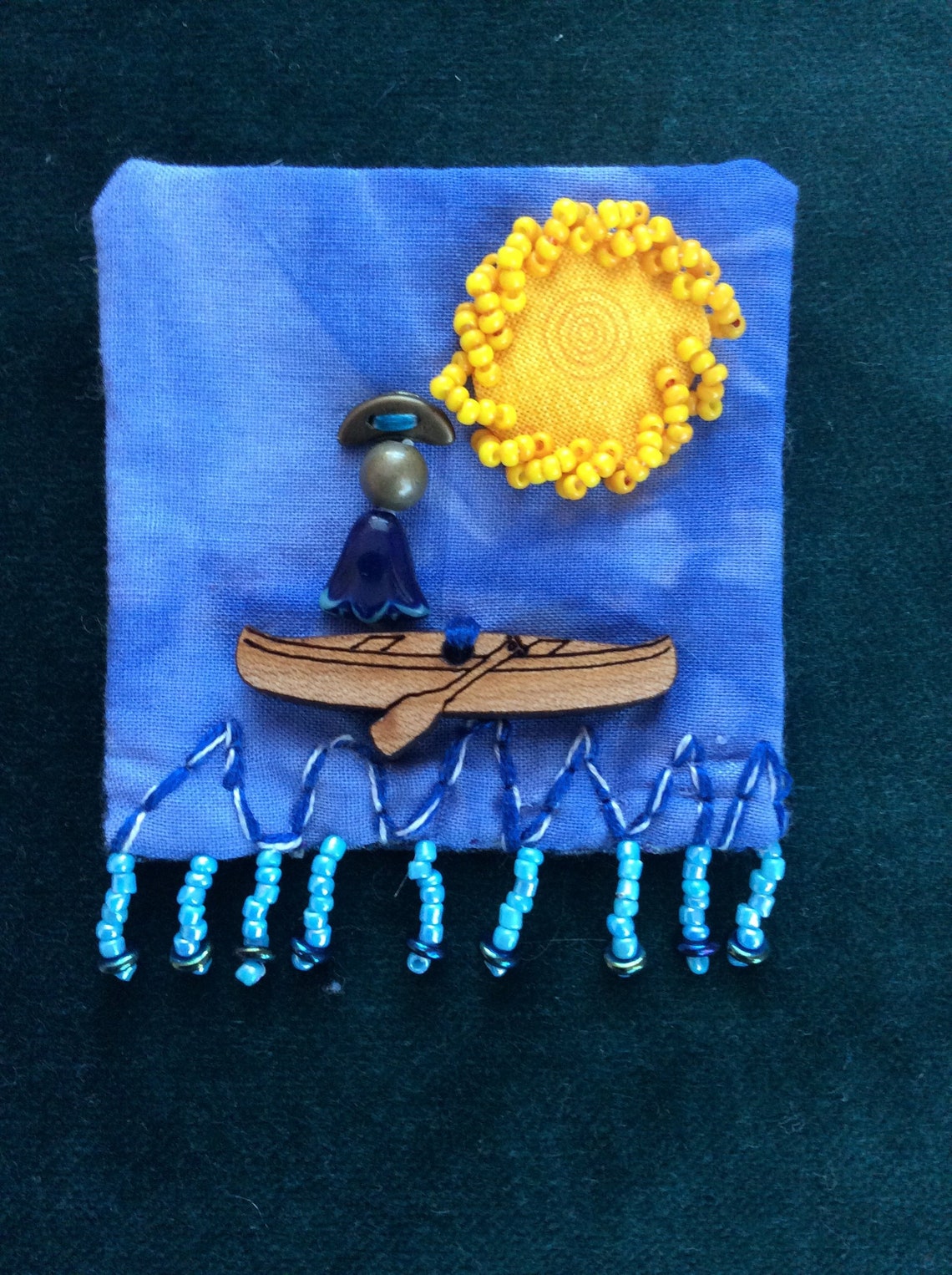 Row, Row, Row the Boat Pin Brooch - Etsy