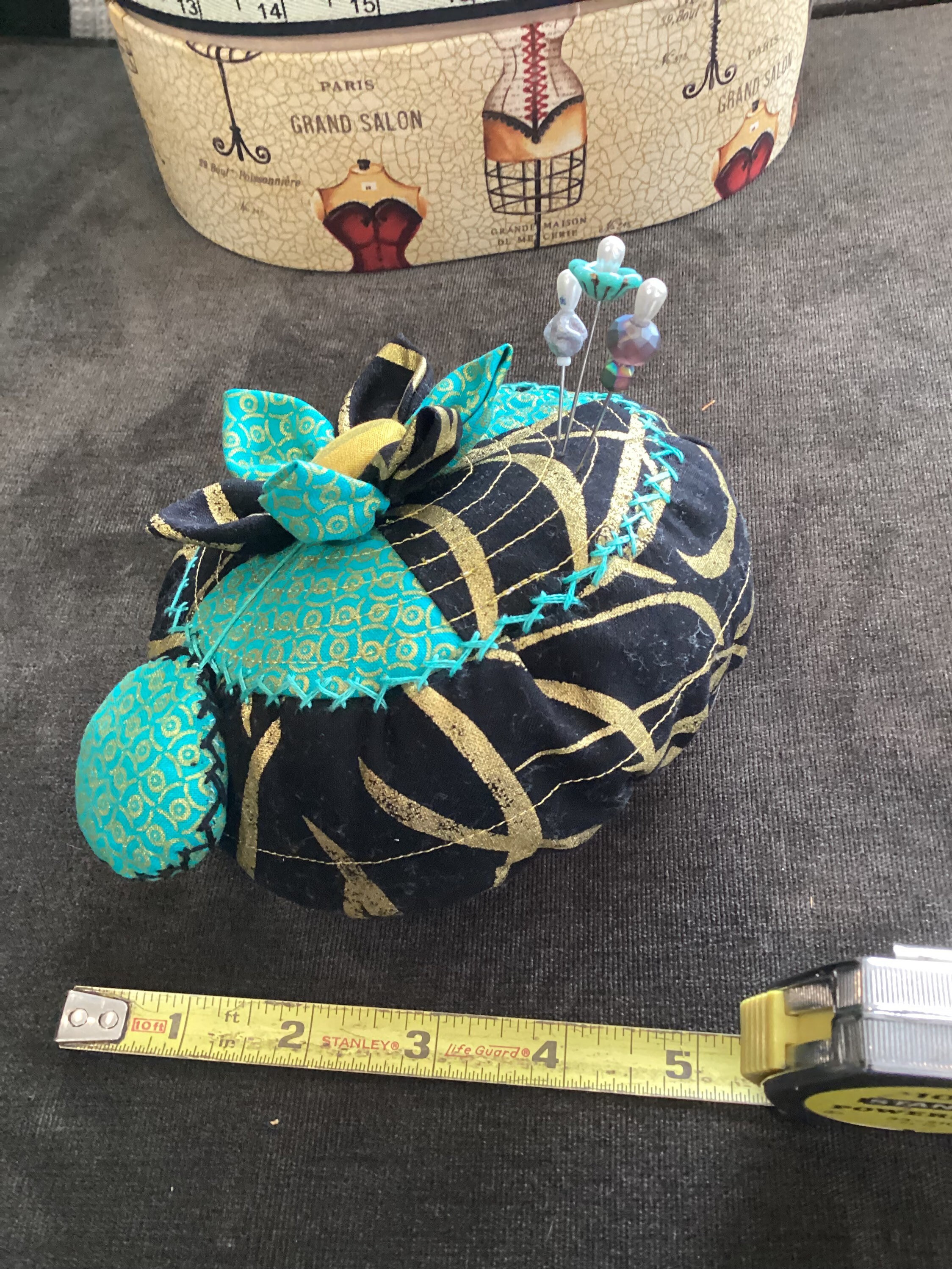 Extra Large Folded Pin Cushion and Decorative Pins - Etsy