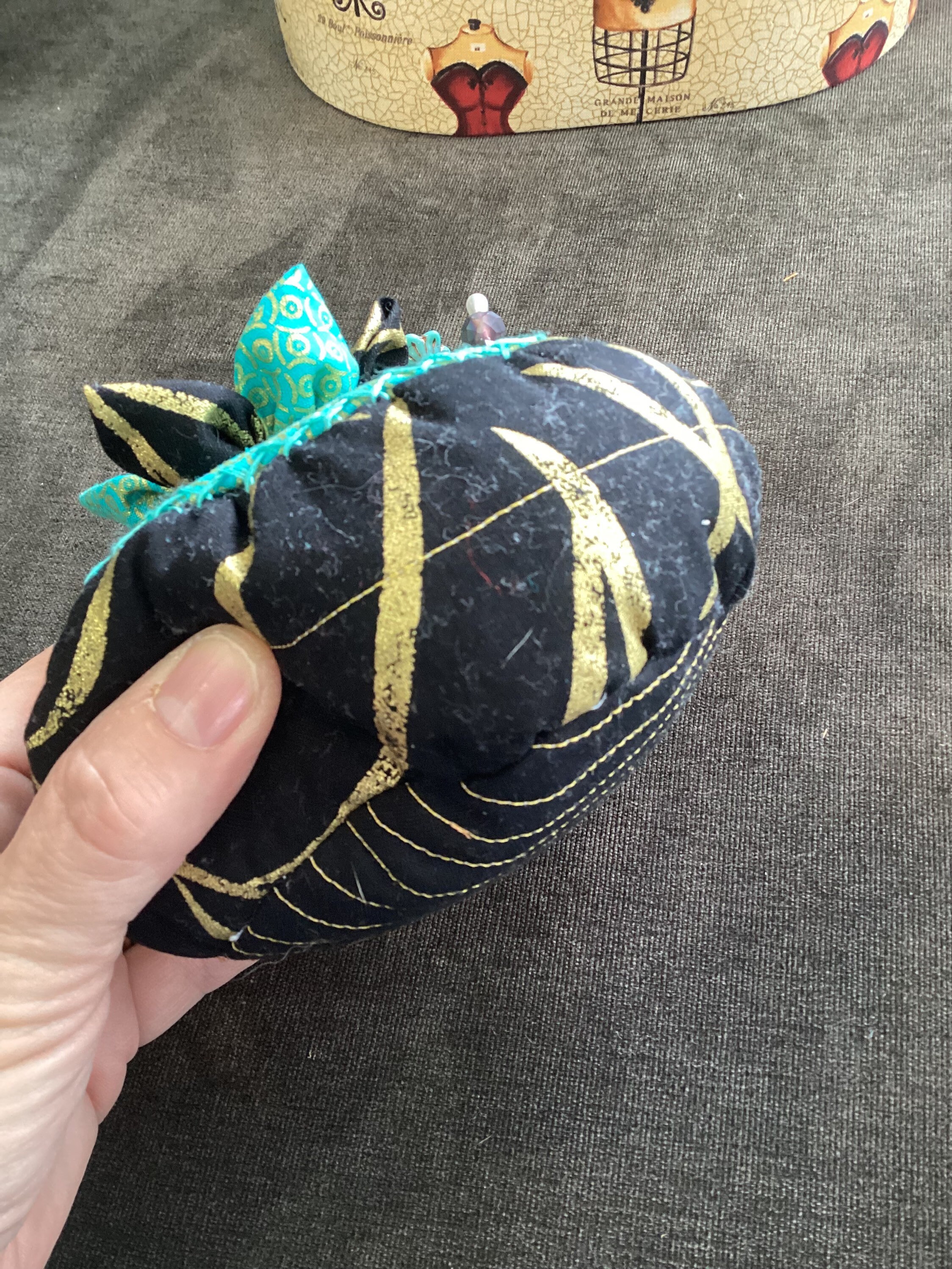 Extra Large Folded Pin Cushion and Decorative Pins - Etsy