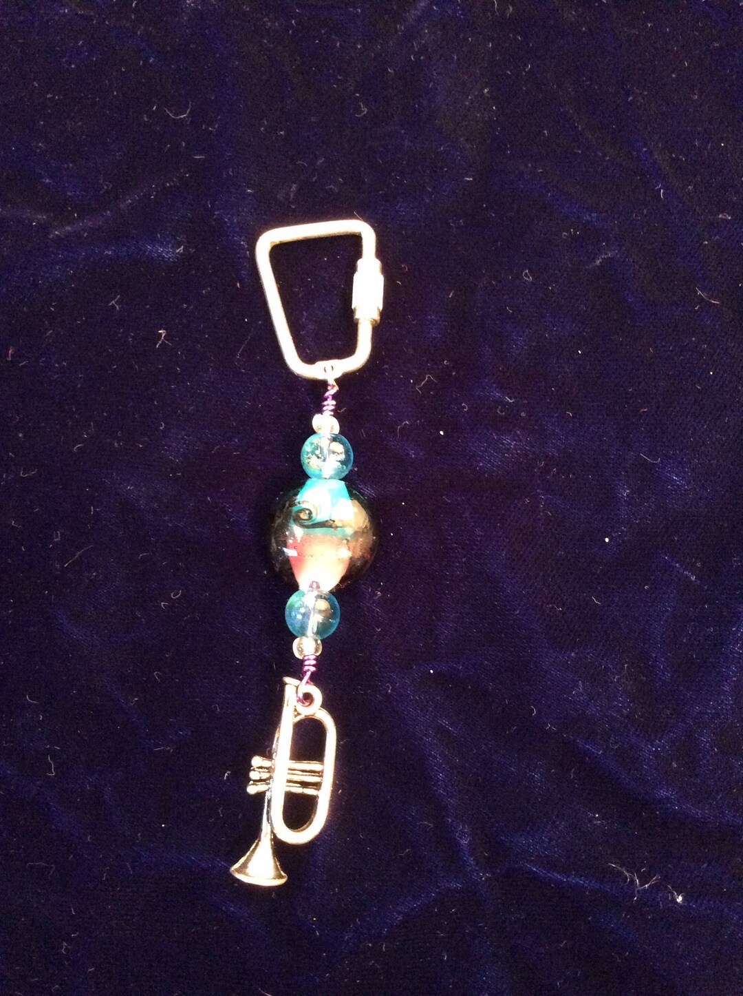 Trumpet Key Chain Zipper Pull Marching Band Music - Etsy