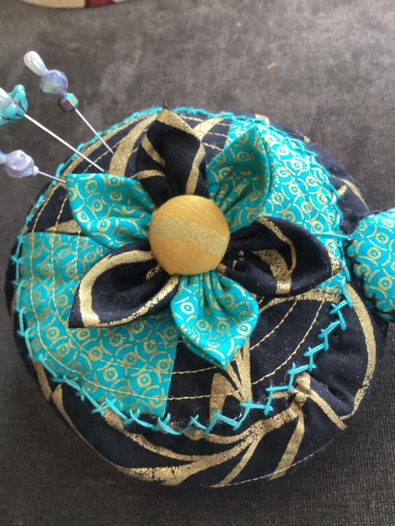 Extra Large Folded Pin Cushion and Decorative Pins - Etsy