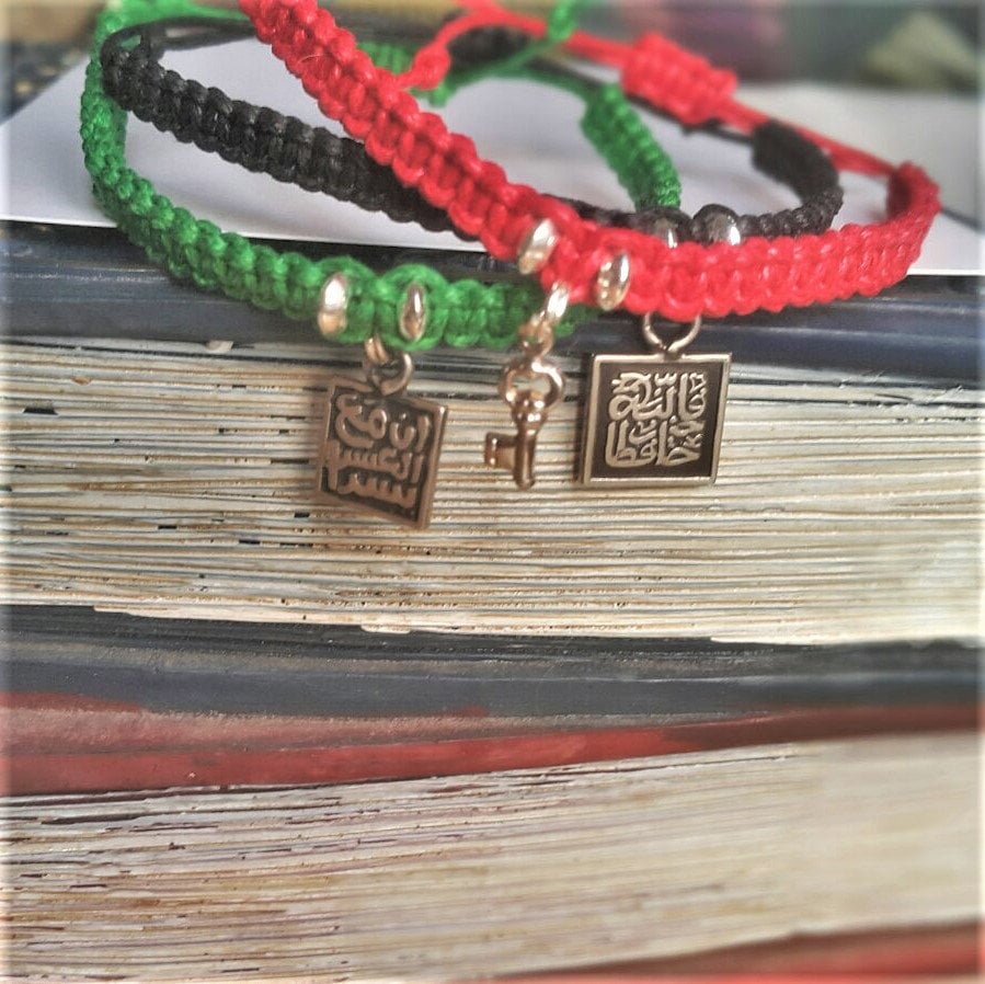 Palestine Bracelet Silver Handalah Bracelet Palestine Map - Etsy