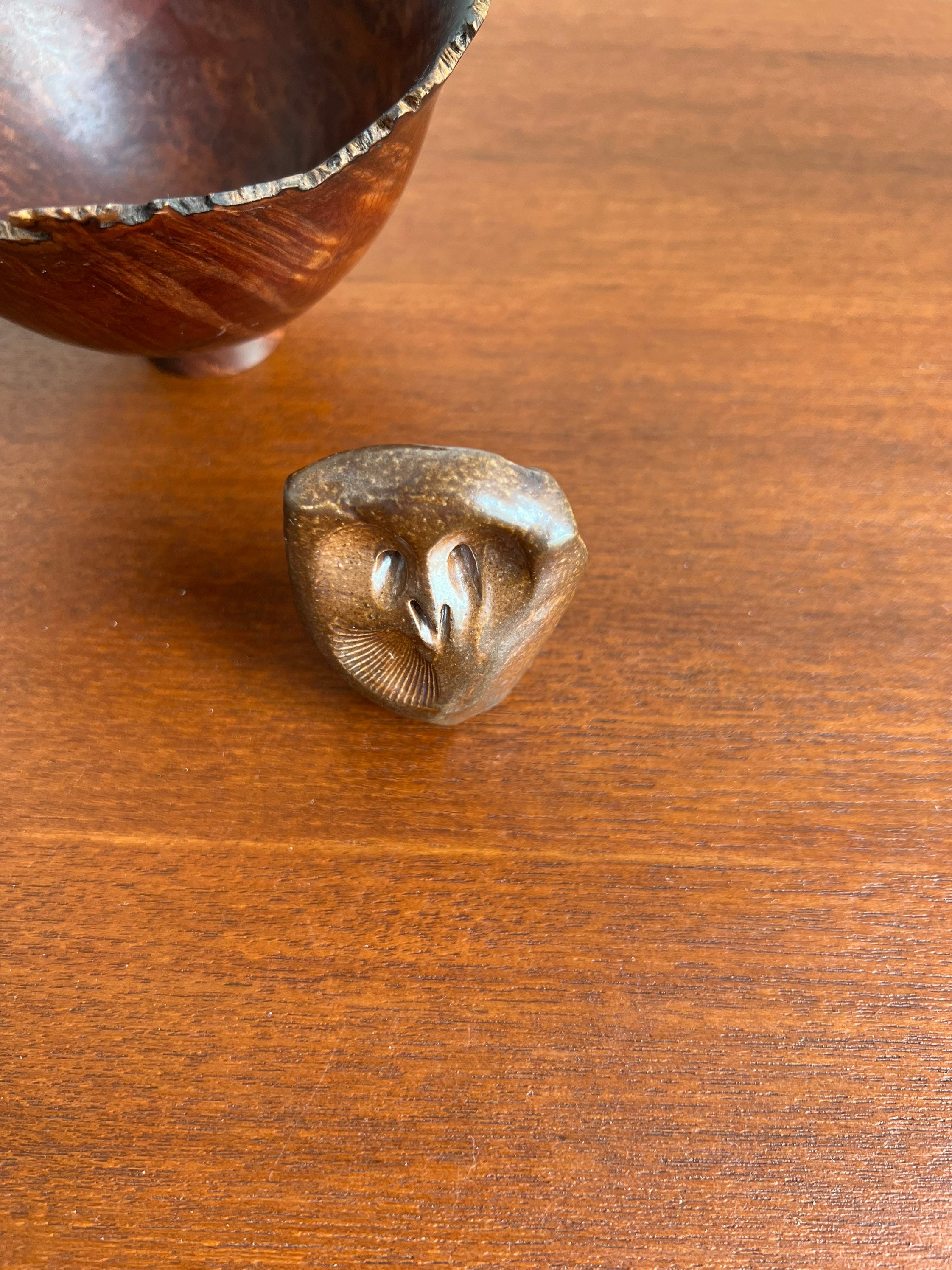 Vintage Abstract Art Pottery Owl Figurine - Etsy