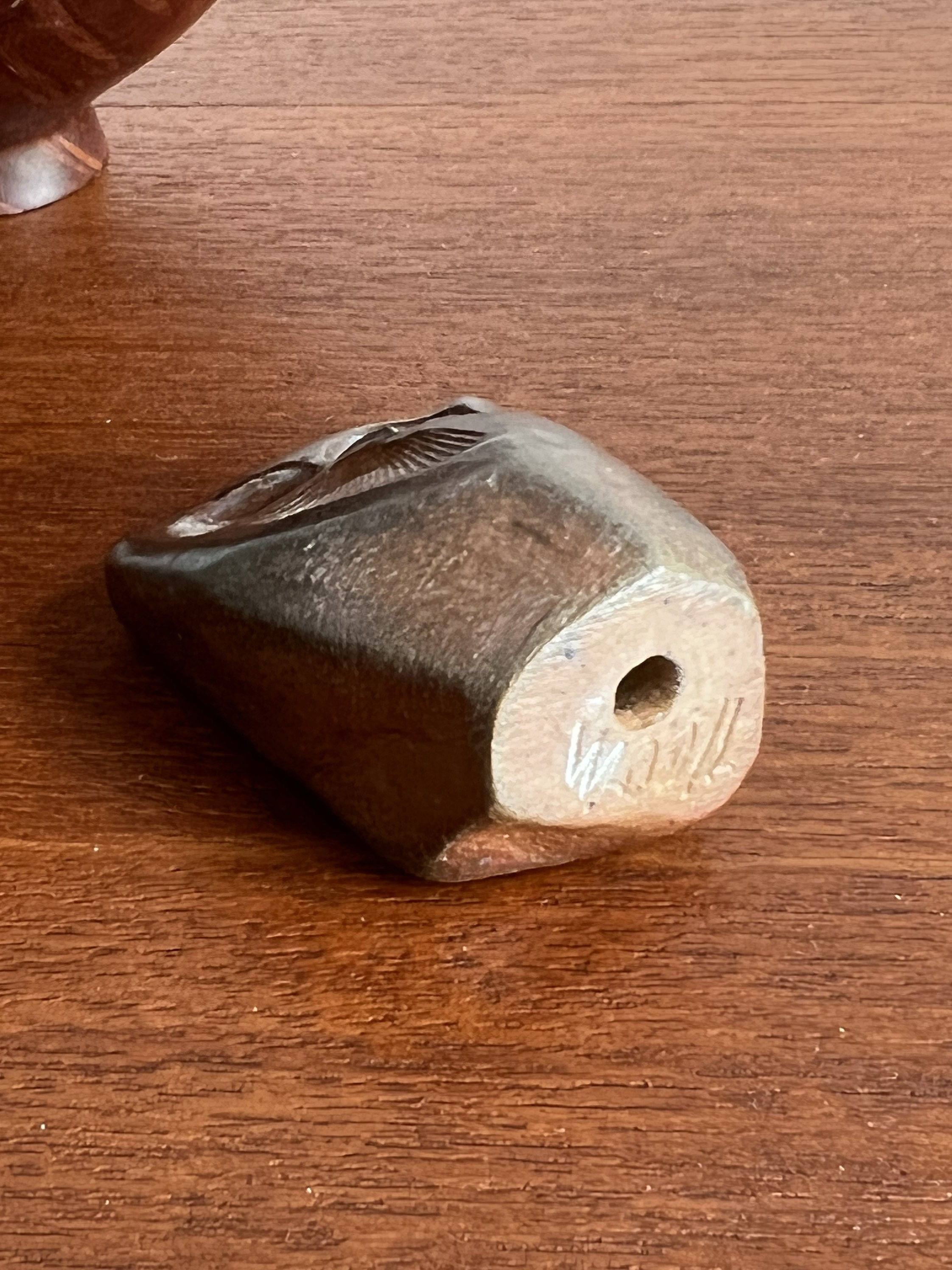 Vintage Abstract Art Pottery Owl Figurine - Etsy