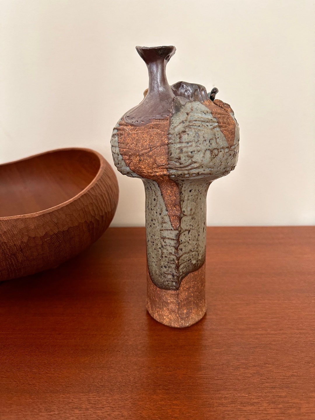 Raymond E. Gallucci Studio Art Vintage Abstract Pottery Vase - Etsy