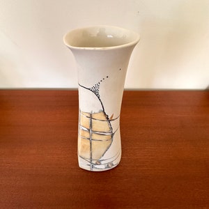 James Rothrock Abstract Art Pottery Porcelain Vase - Etsy