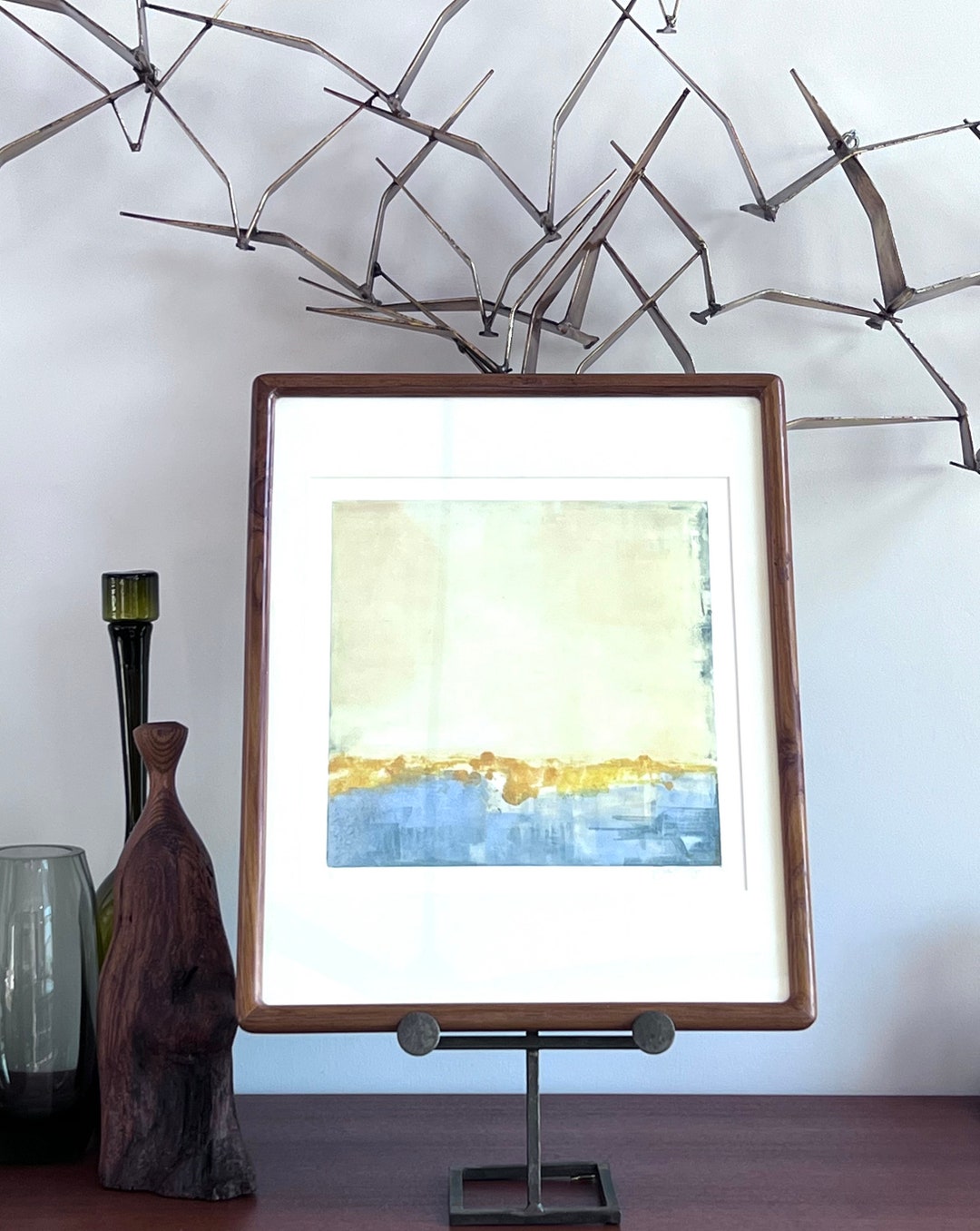 Jane Cooper Transitions Series VI Monotype Framed Abstract Art - Etsy