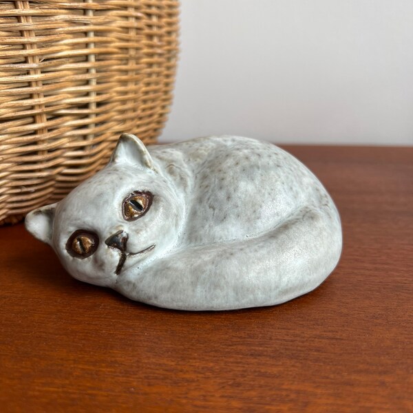 Art Pottery Cat - Etsy