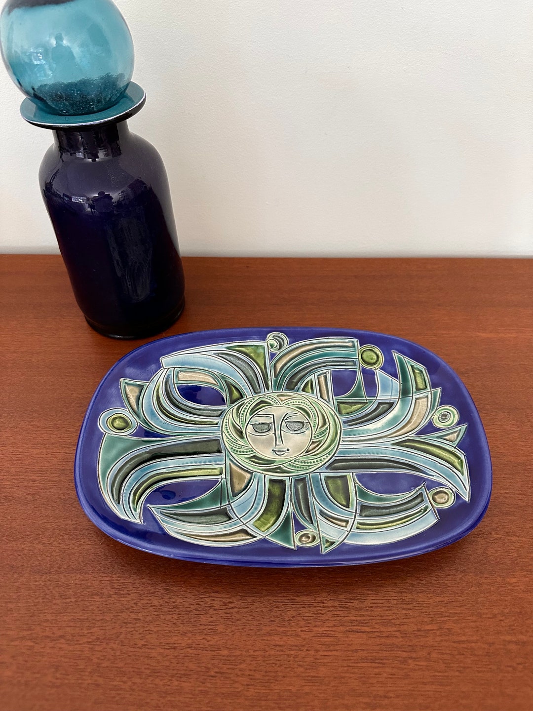 Vintage Avraham Gofer Israel Art Pottery Dish - Etsy