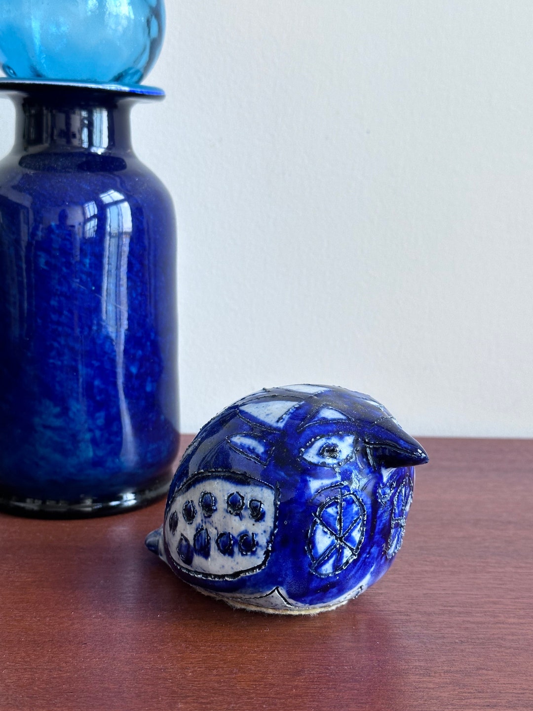 Sue Bolt Signed Studio Art Pottery Vintage Bird - Etsy