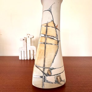 James Rothrock Abstract Art Pottery Porcelain Vase - Etsy