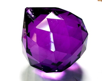 Purple Crystal Prism - Etsy