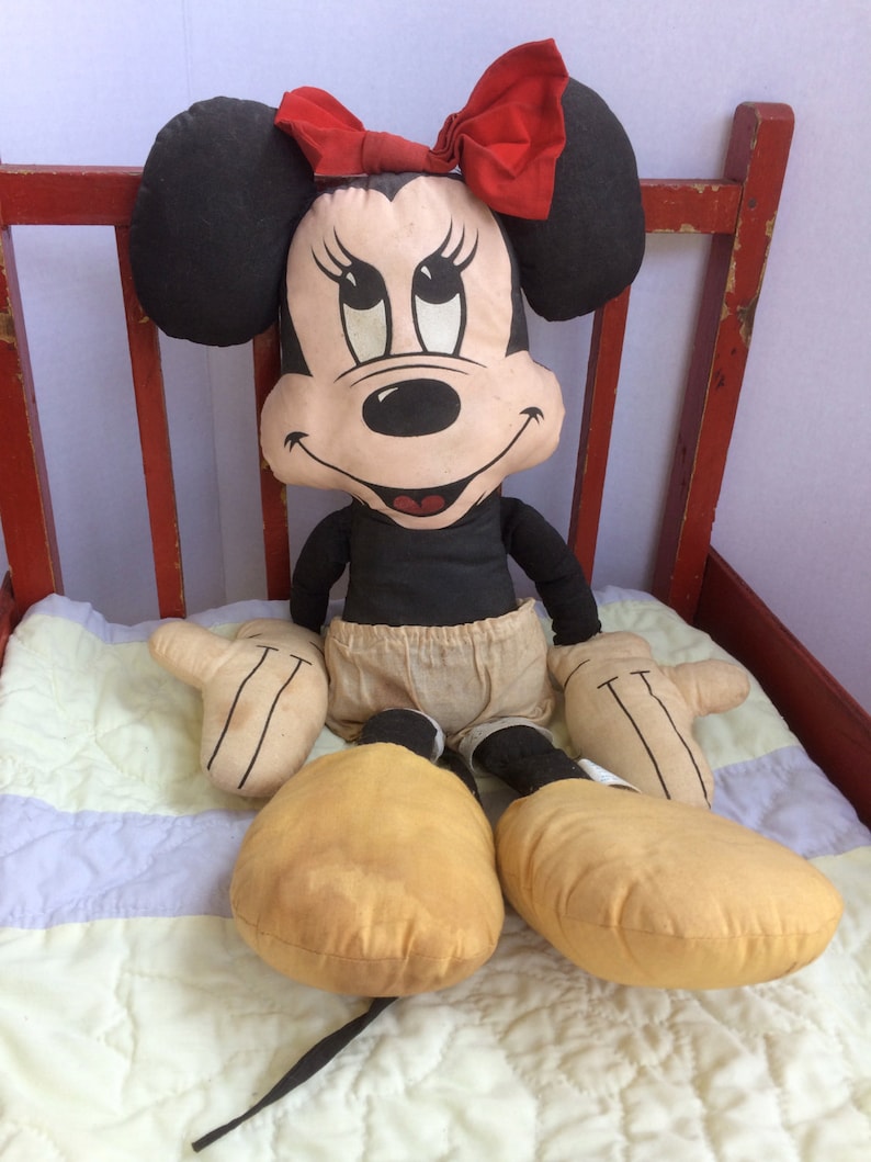 Vintage Minnie Mouse Doll From Walt Disney Distributing Co, 0223 ...