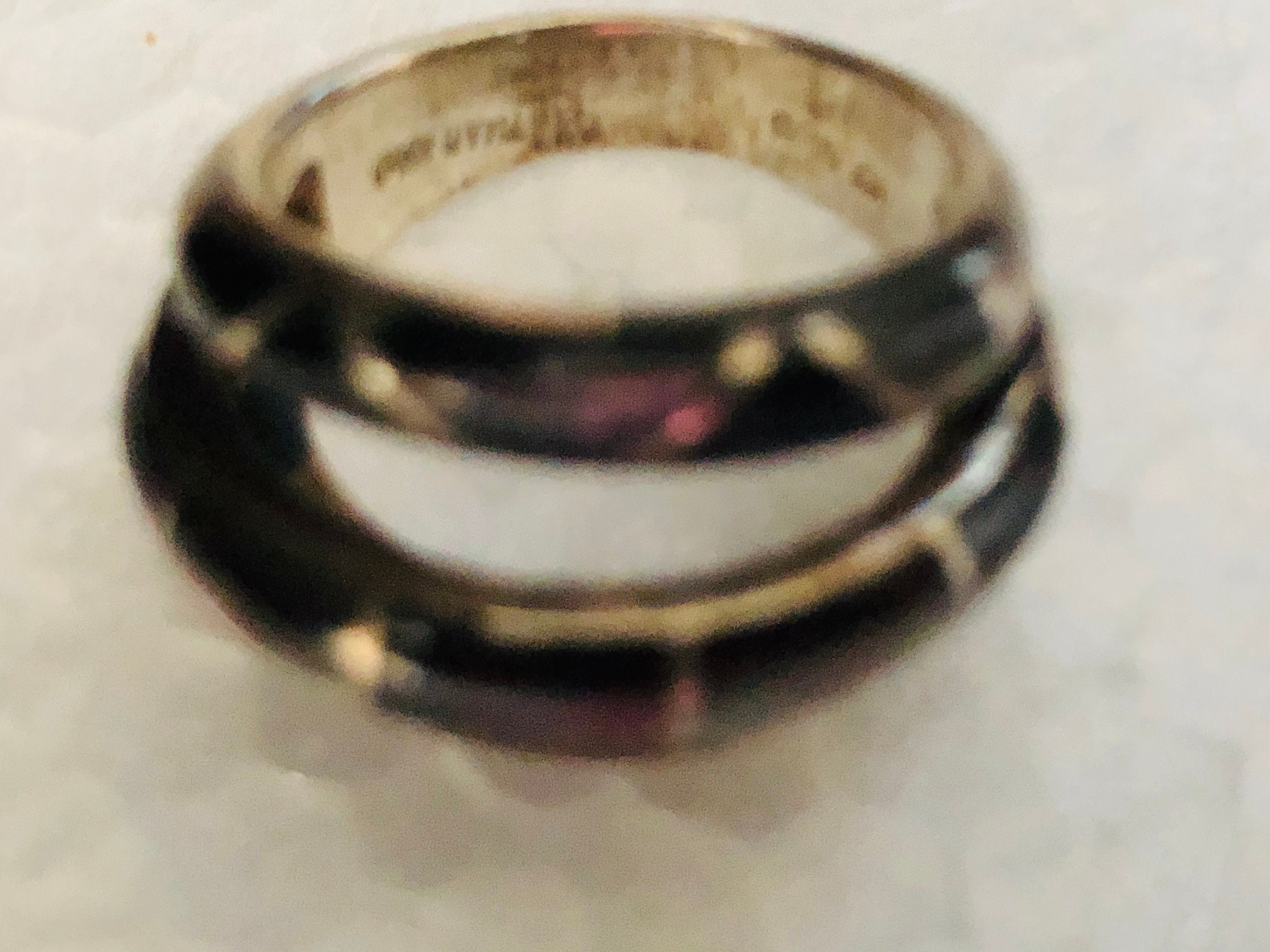 Vintage Triple Stackable Ring 3 Levels Connected Size 7 1/2 - Etsy