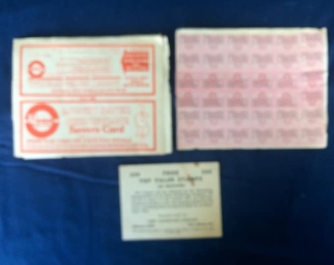 Vintage 4 - Money Saver Certificates Savers Card From U Save Groceries ...