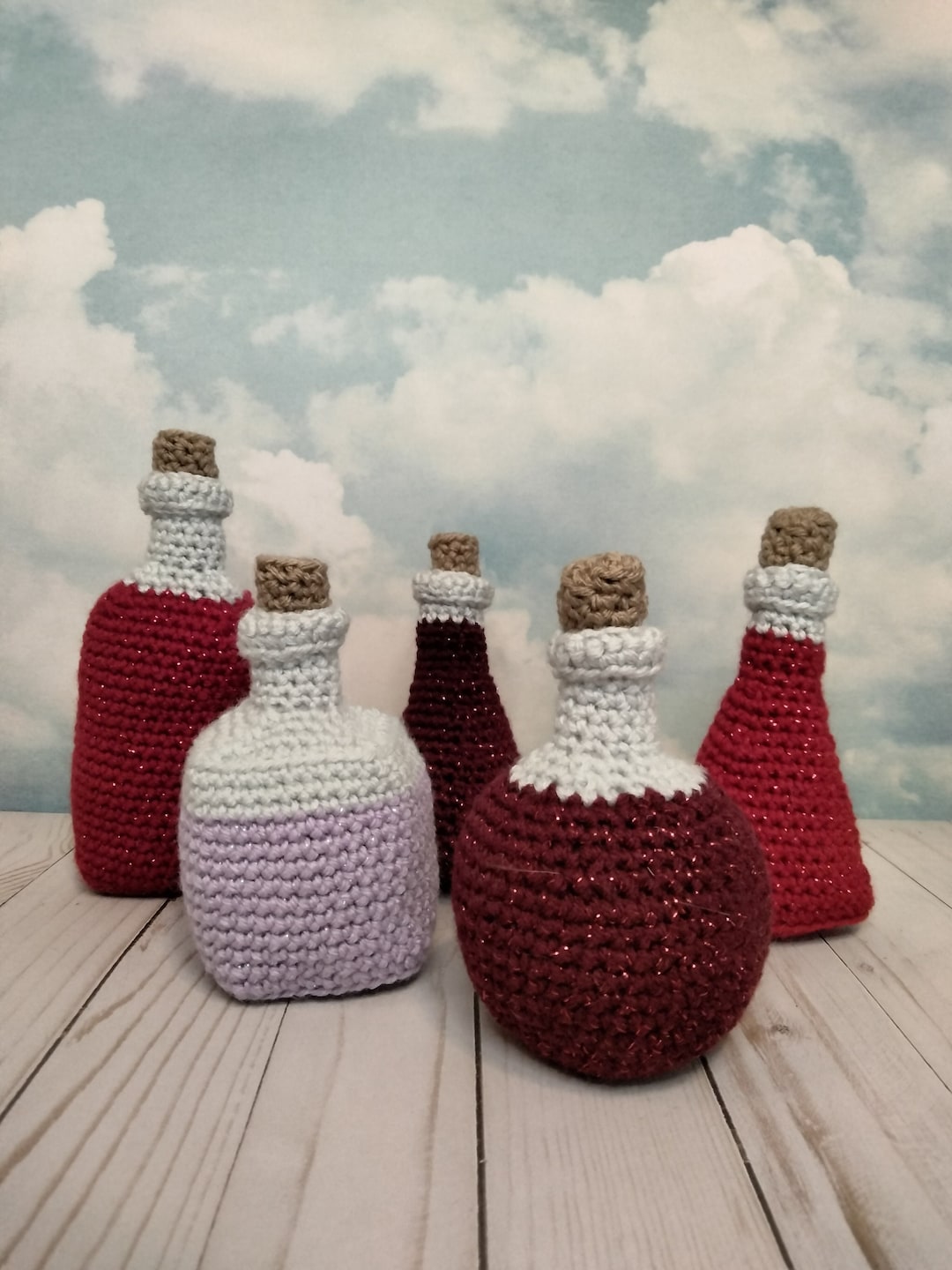 Crochet Potion Bottles - Etsy