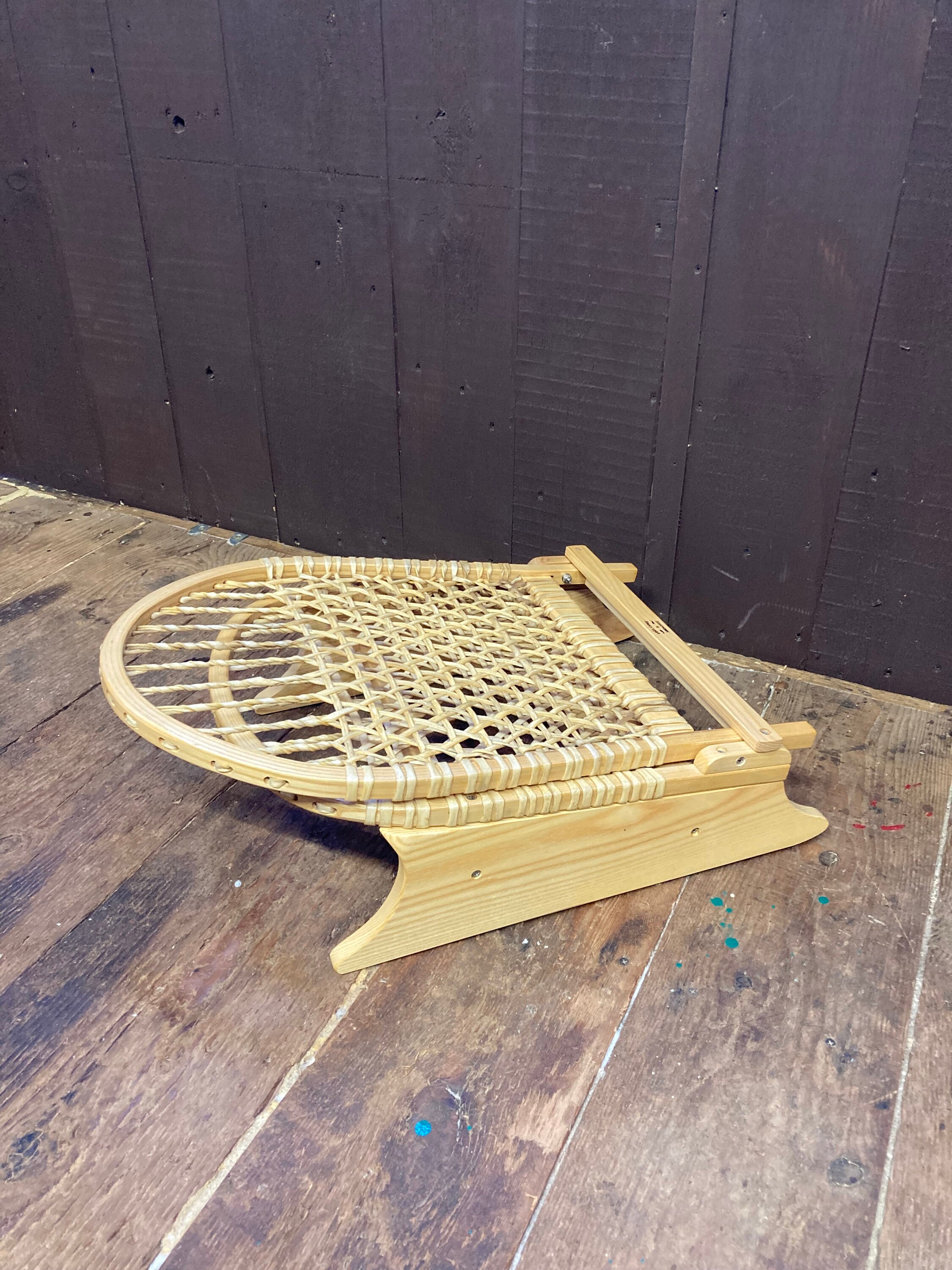 Foldable, Portable, Wood and Rawhide Canoe Seat - Etsy