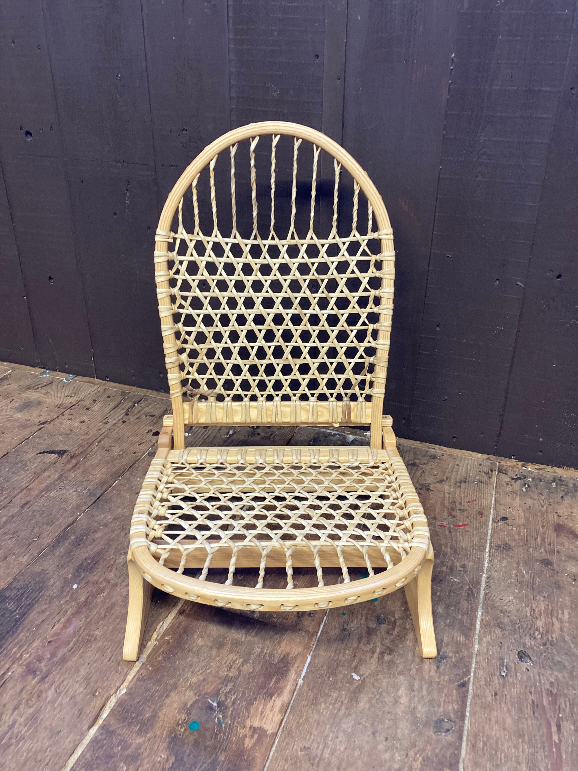 Foldable, Portable, Wood and Rawhide Canoe Seat - Etsy