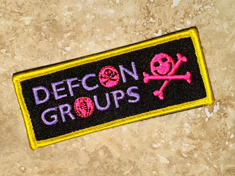DEF CON Groups Logo Patch DC32 Colors Embroidered, Velcro With Backing ...