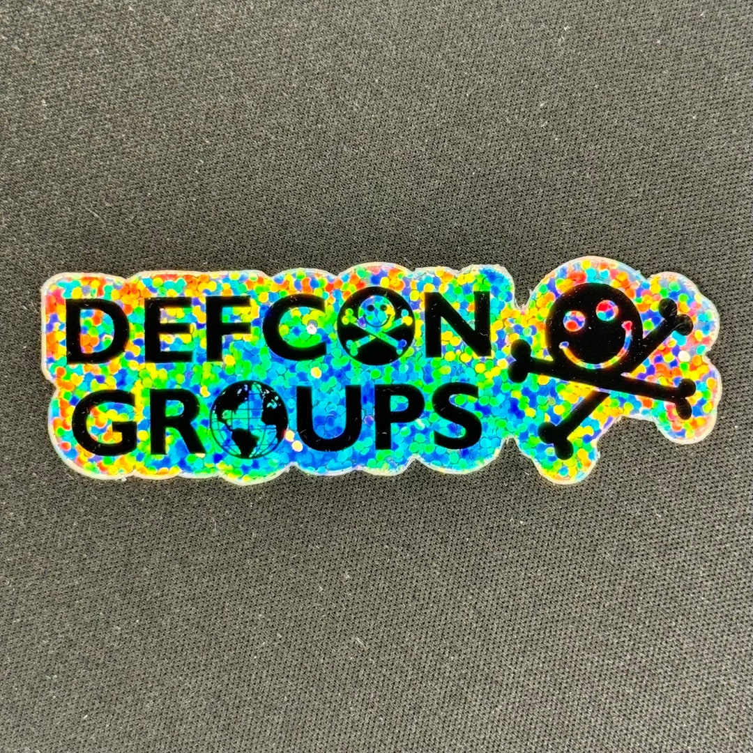 3” DEF CON Groups Logo Glitter Sticker - Etsy