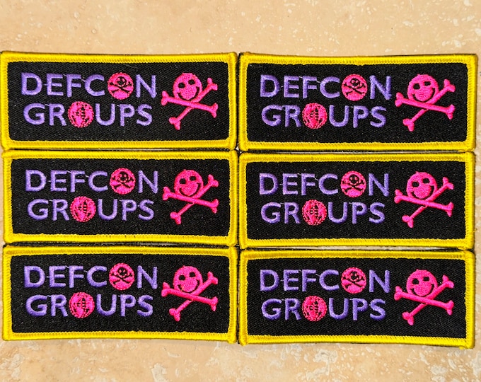 DEF CON Groups Logo Patch - DC32 Colors - Embroidered, Velcro With ...