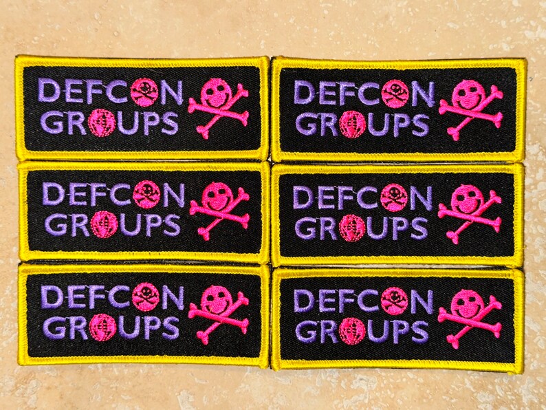 DEF CON Groups Logo Patch DC32 Colors Embroidered, Velcro With Backing ...