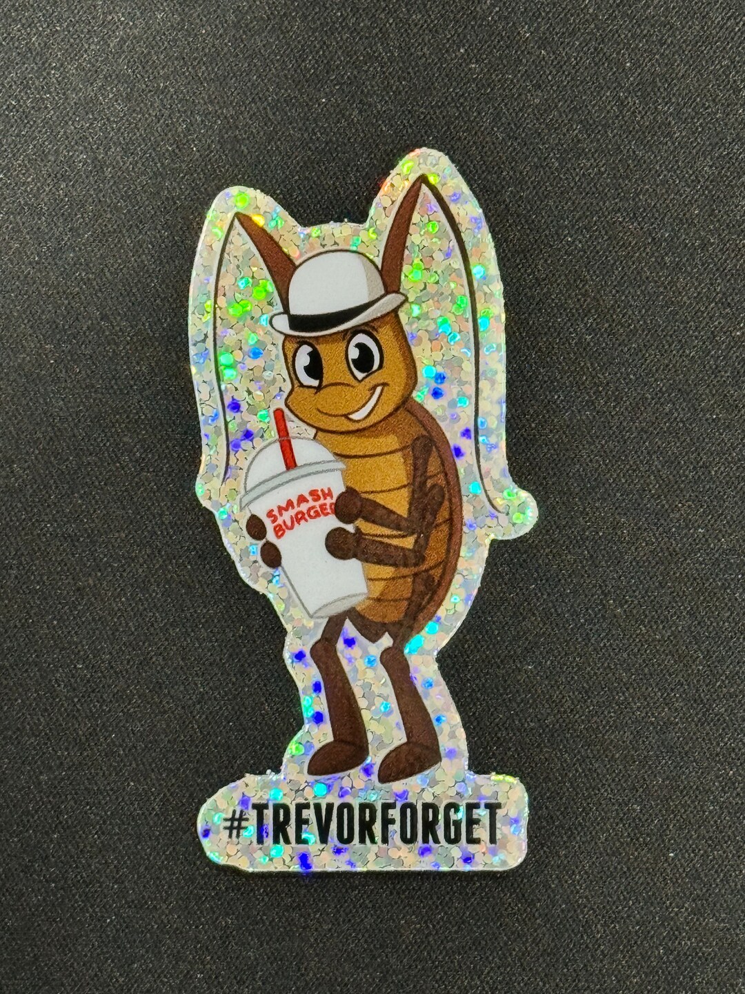3” Trevorforget Cockroach Stickers With GLITTER Backing - Etsy