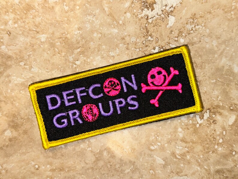 DEF CON Groups Logo Patch DC32 Colors Embroidered, Velcro With Backing ...