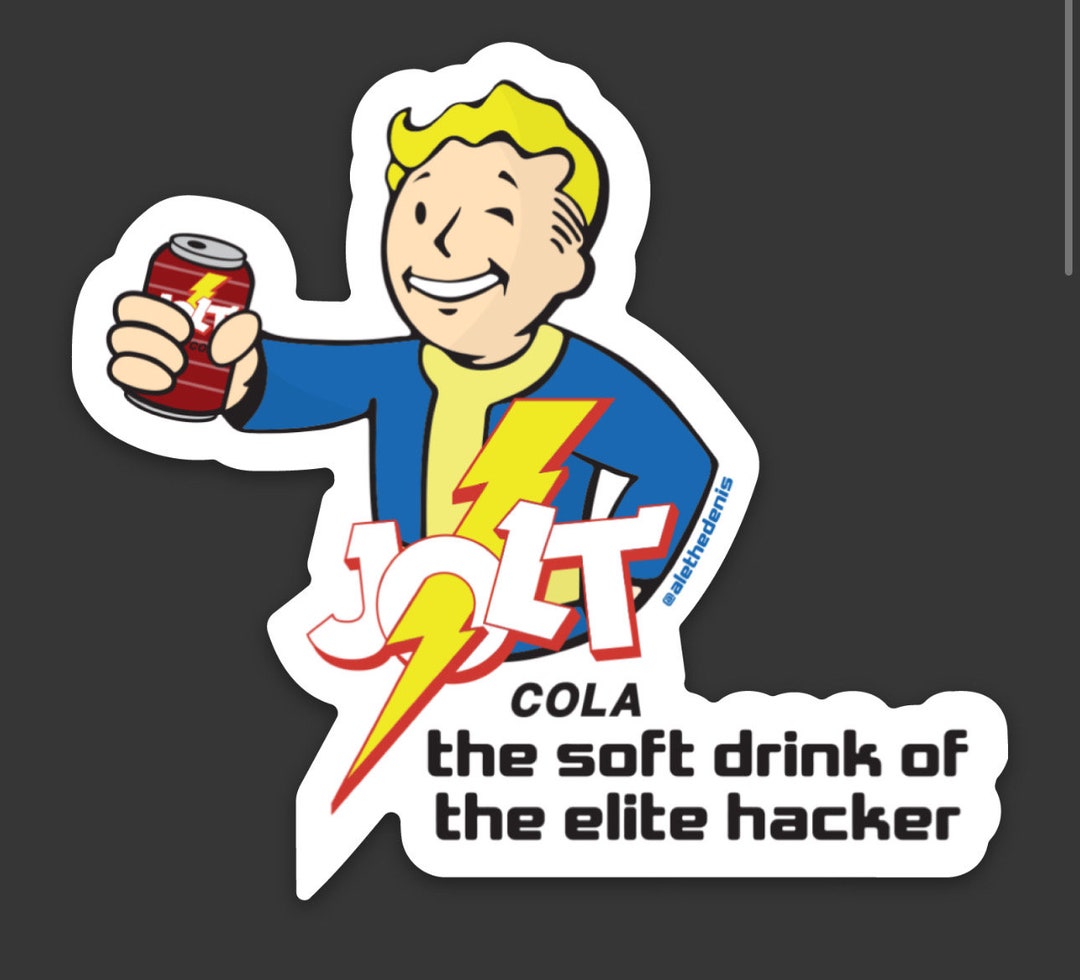 3" Blue Team Fallout Vault Boy and Jolt Cola Inspired Unofficial Defcon ...