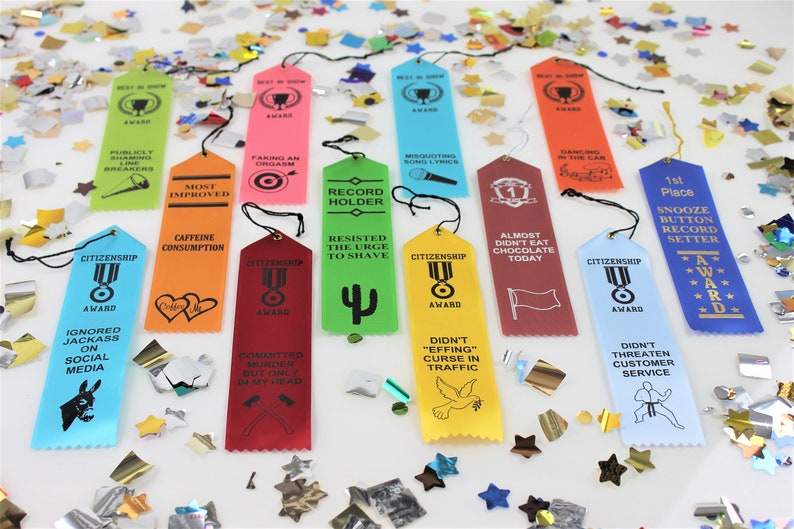 Adult Award Ribbon Variety Pack | FREE SHIPPING - Etsy