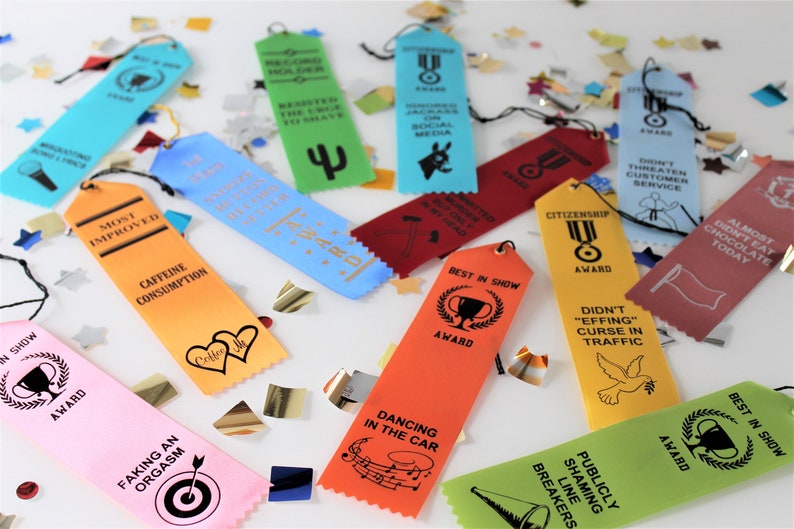 Adult Award Ribbon Variety Pack FREE SHIPPING - Etsy