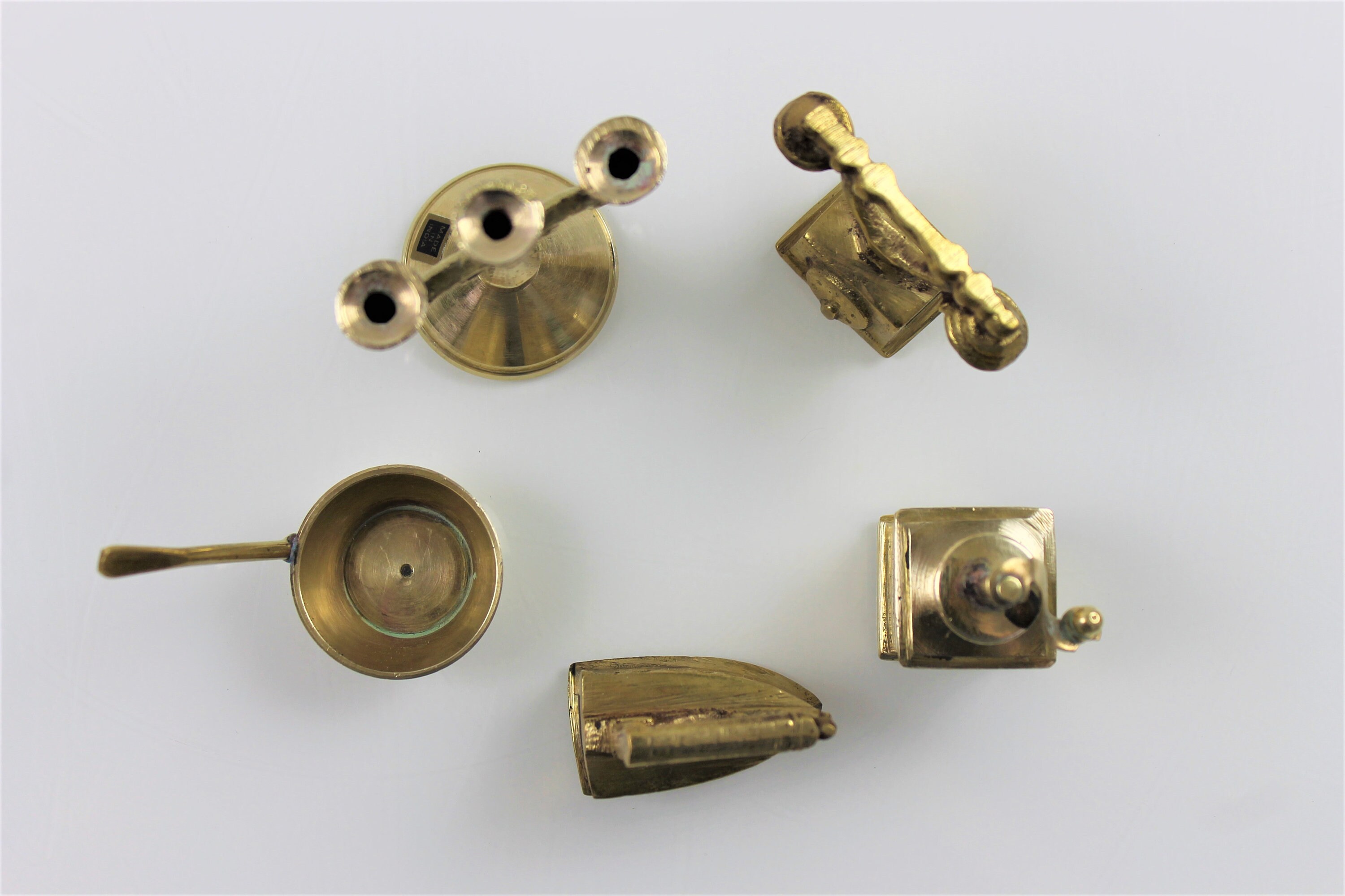 Miniature Brass Dollhouse Set | FREE SHIPPING - Etsy