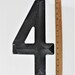 Black Metal Number 4 FREE SHIPPING Industrial Number 14 - Etsy