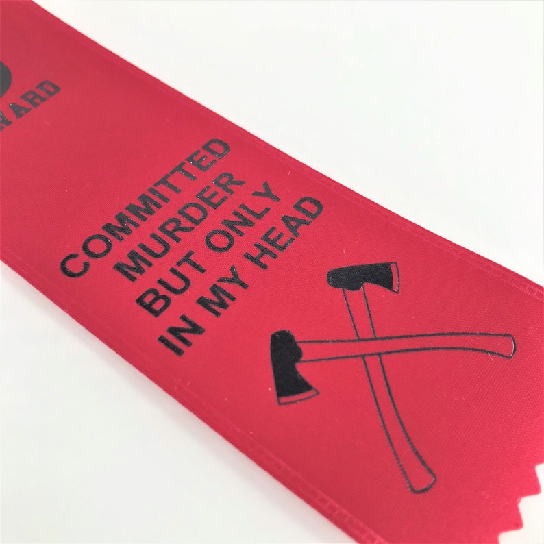 Adult Award Ribbon Murder FREE SHIPPING - Etsy