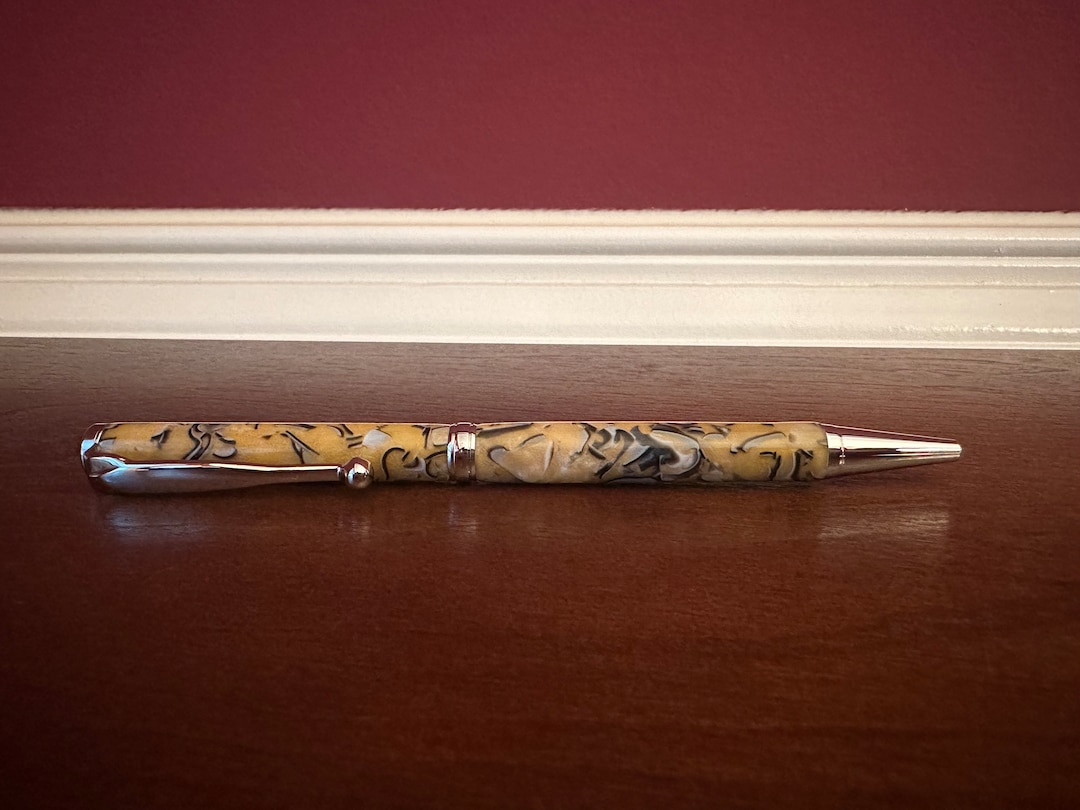 Squiggly Line Pen - Yellow Acrylic - Planner Pen - Journal - Graduation ...
