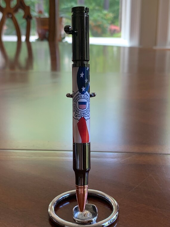 Coast Guard Bolt Action Bullet Pen Military Gift Patriotic - Etsy
