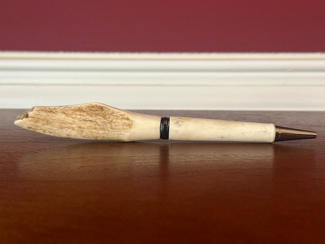 Deer Antler Pen Hunter Gift Idea Unique Handmade Pen Deer Horns Mothers ...