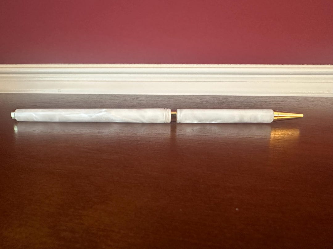 Wedding White Guest Book Pen | Anniversary Party Pen | Aqua Pearl ...