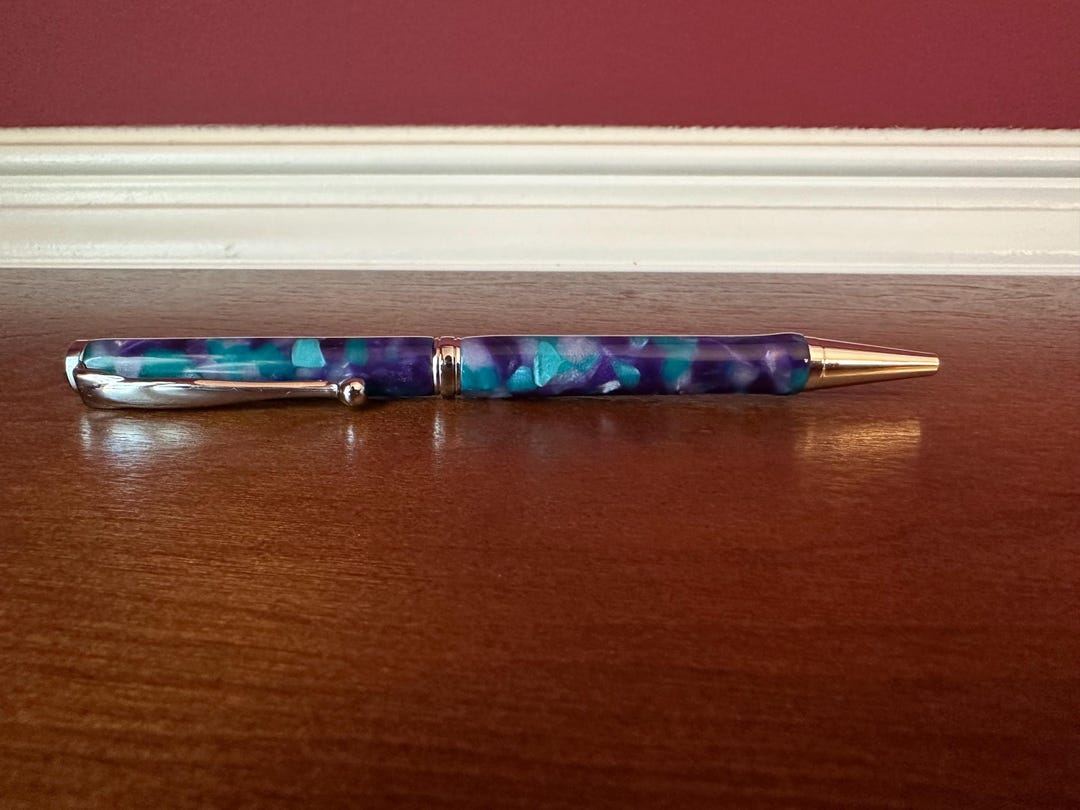 Azure Acrylic Pen Purple Specs Planner Pen Back to School Graduation ...