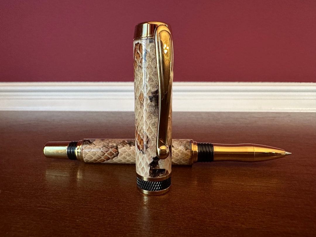 Copperhead Snake Pen - Handmade Gift - Rollerball Pen - Gift for Dad ...