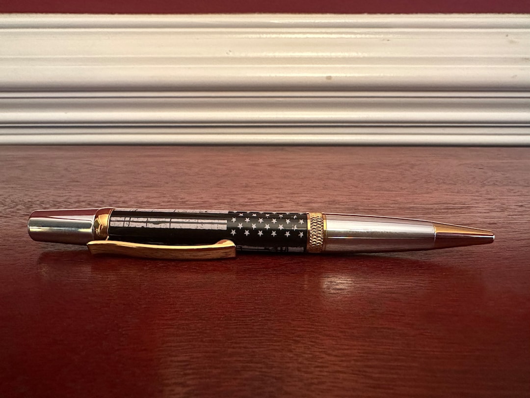 Thin Blue Line | Police Officer Pen | Distressed Flag | Law Enforcement ...