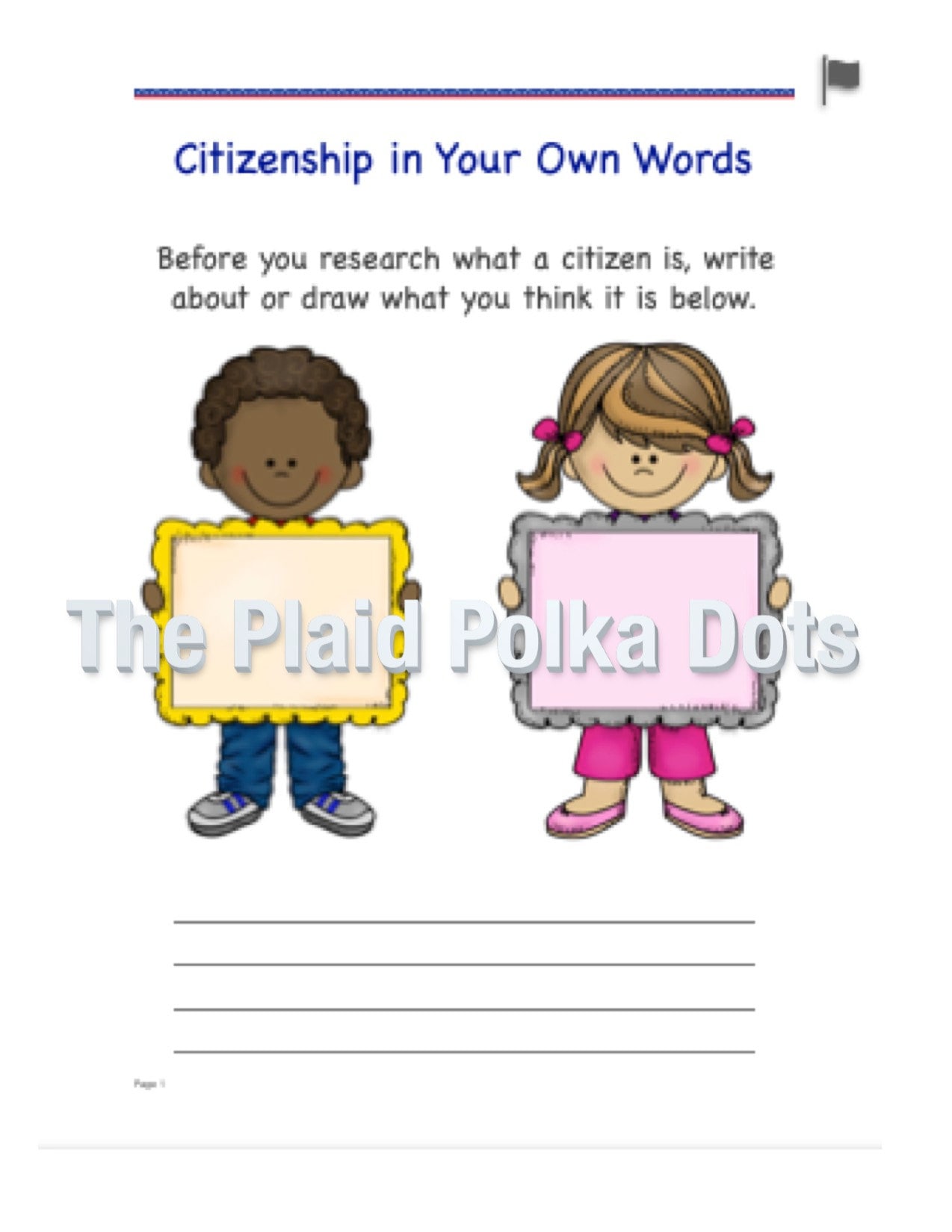 Citizenship in Our Nation Workbook Journal - Civics - Homeschool - Open ...
