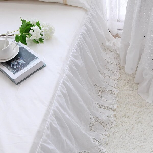 Lace Dust Ruffle - Etsy